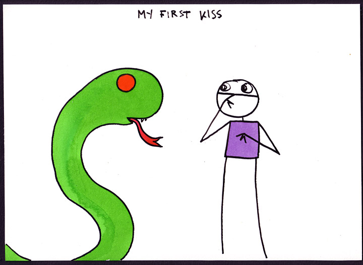 My first kiss